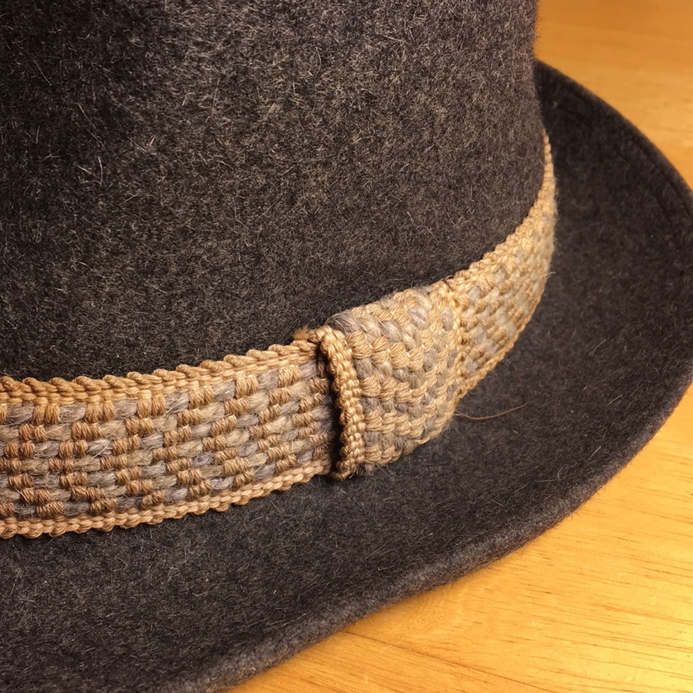 Vintage Van Dyke Hatters New York Hat Trilby Cap Grey… - Gem
